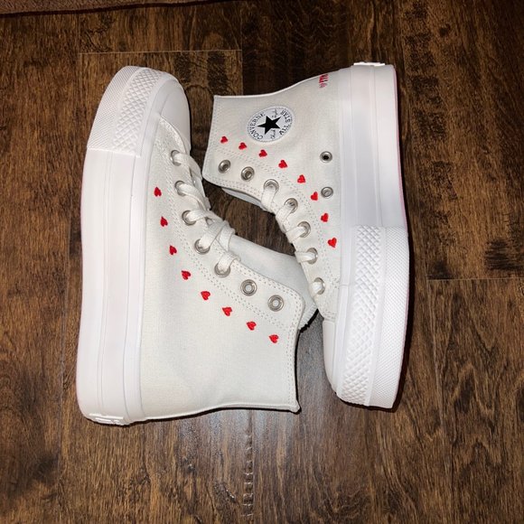 Converse | Shoes | New Converse Platform Ctas Lift Hi Crafted With Love ...